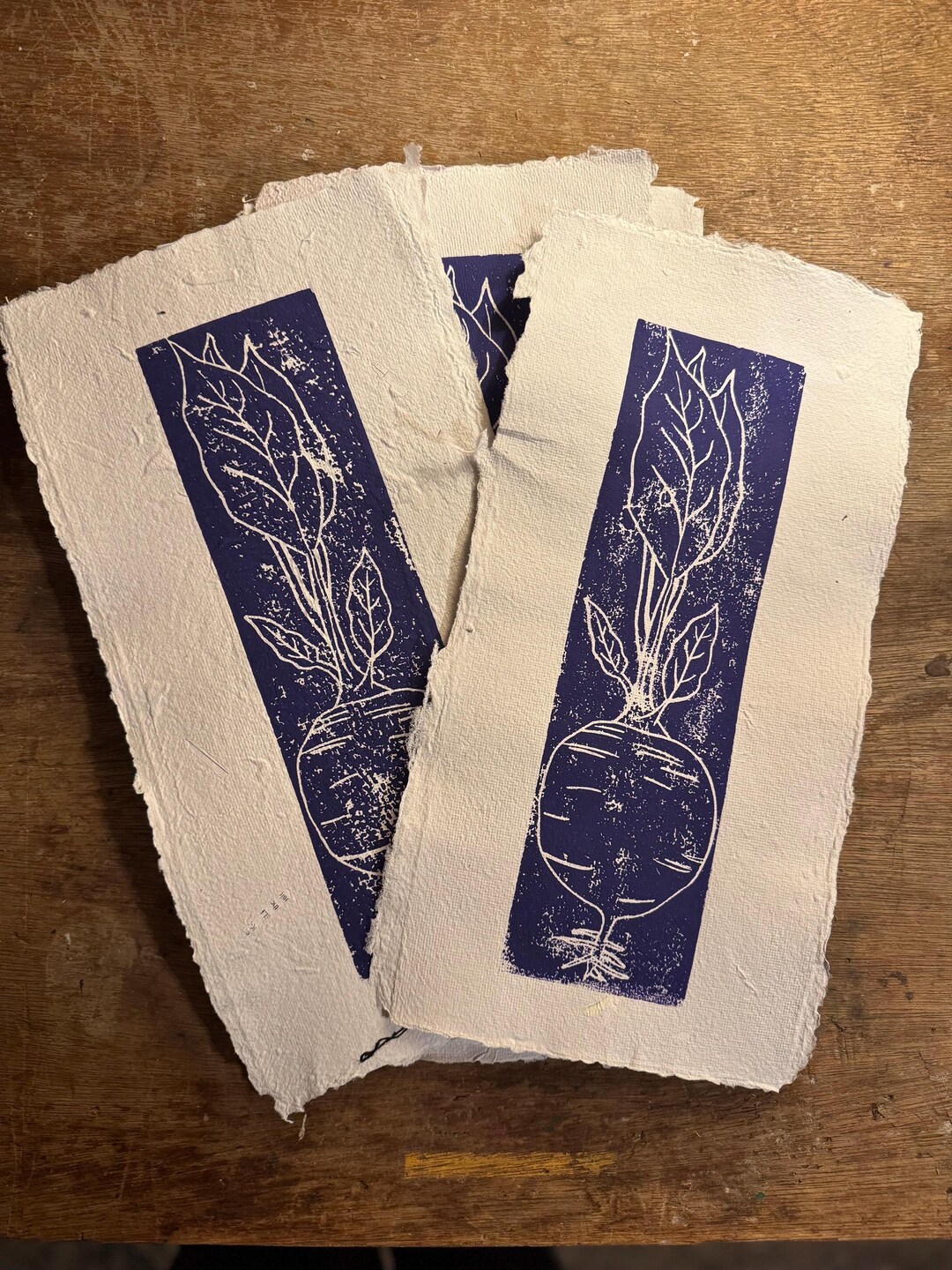 Beet #1 Pink on Handmade Paper Made From Recycled Shredded Ieps. - Etsy