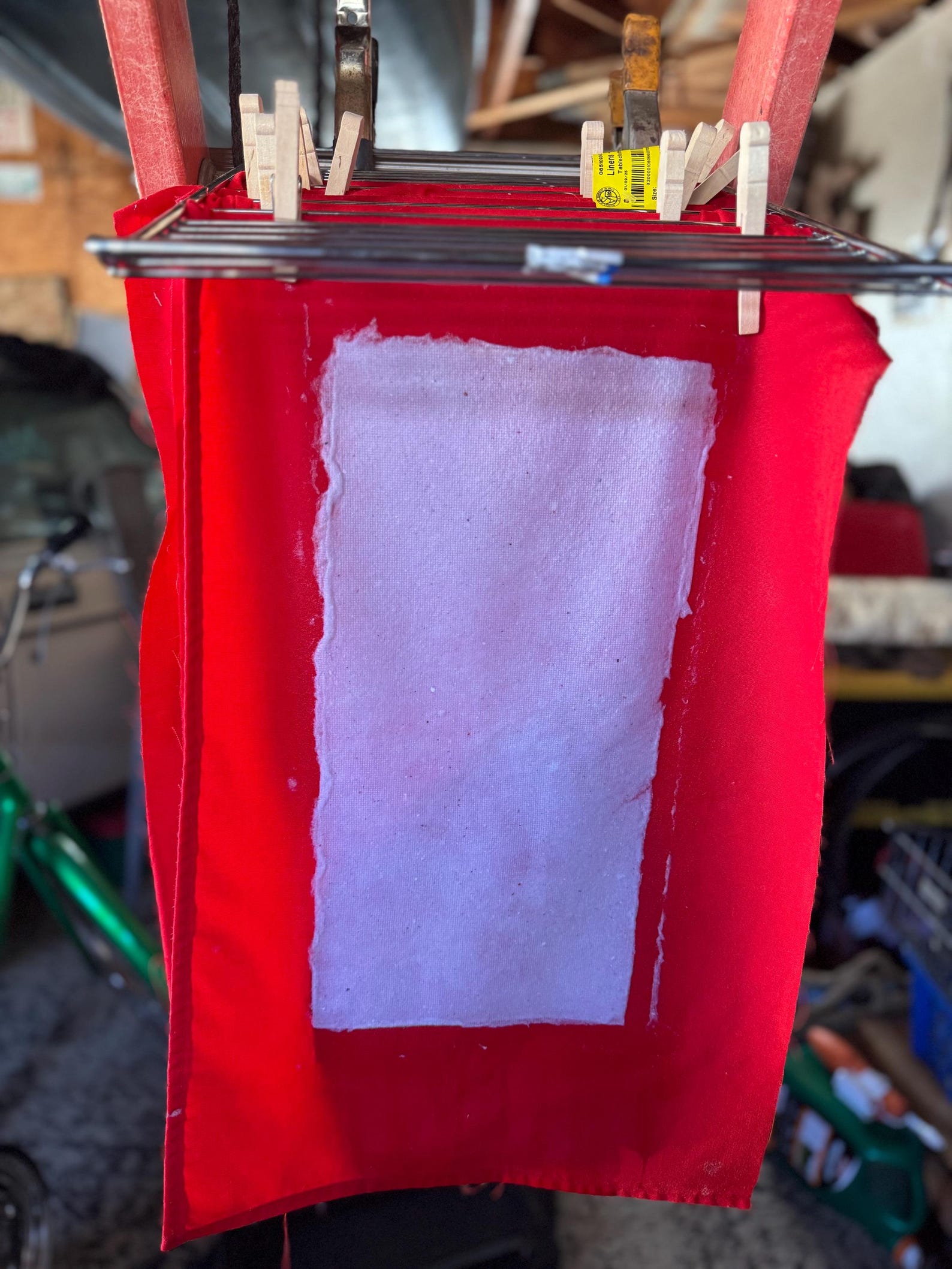 Sunflower #2 Block Print. Leaf Green on Bluestone on Handmade Paper - Etsy