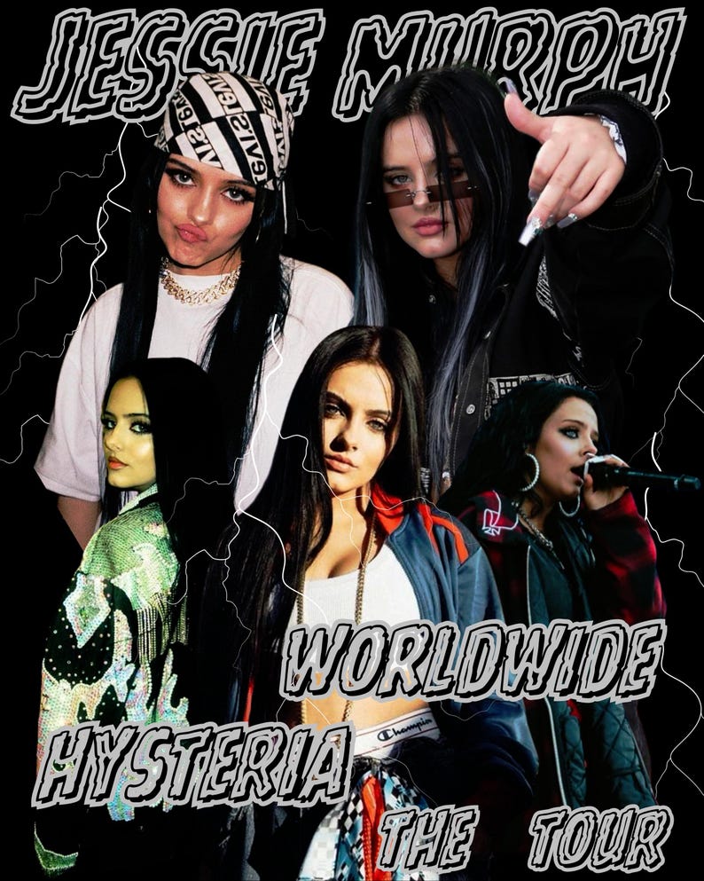 Jessie Murph PNG File, Worldwide Hysteria the Tour Digital FILE, PNG ...