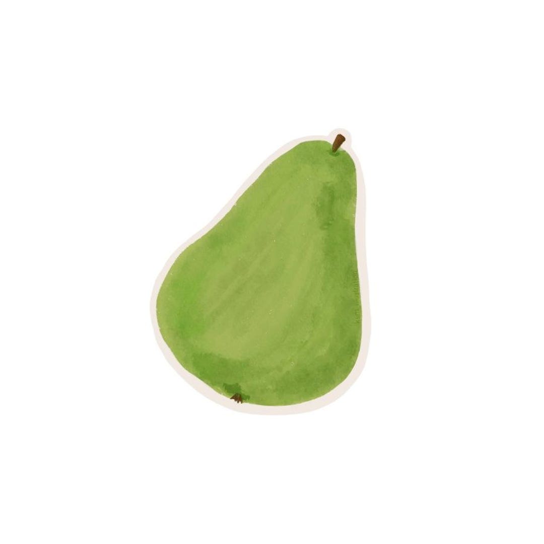 Pear Shiny Vinyl Sticker - Etsy