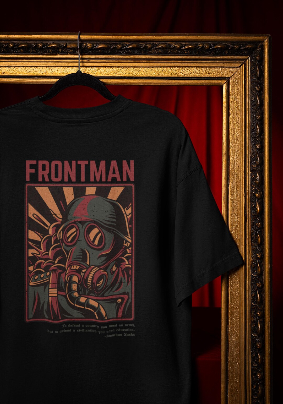 Frontman Gas Mask Art, Post Apocalyptic Soldier Illustration, Military ...