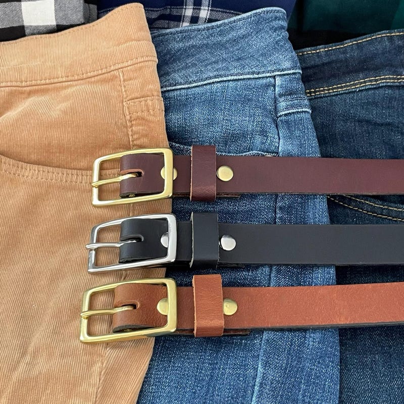 Long Belt With a Buckle - Etsy