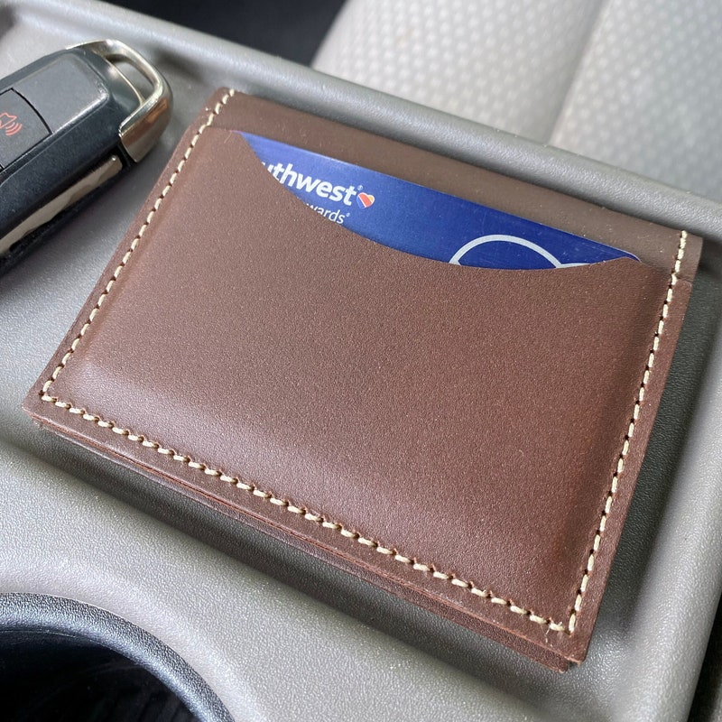 No Fold Mens Wallet - Etsy