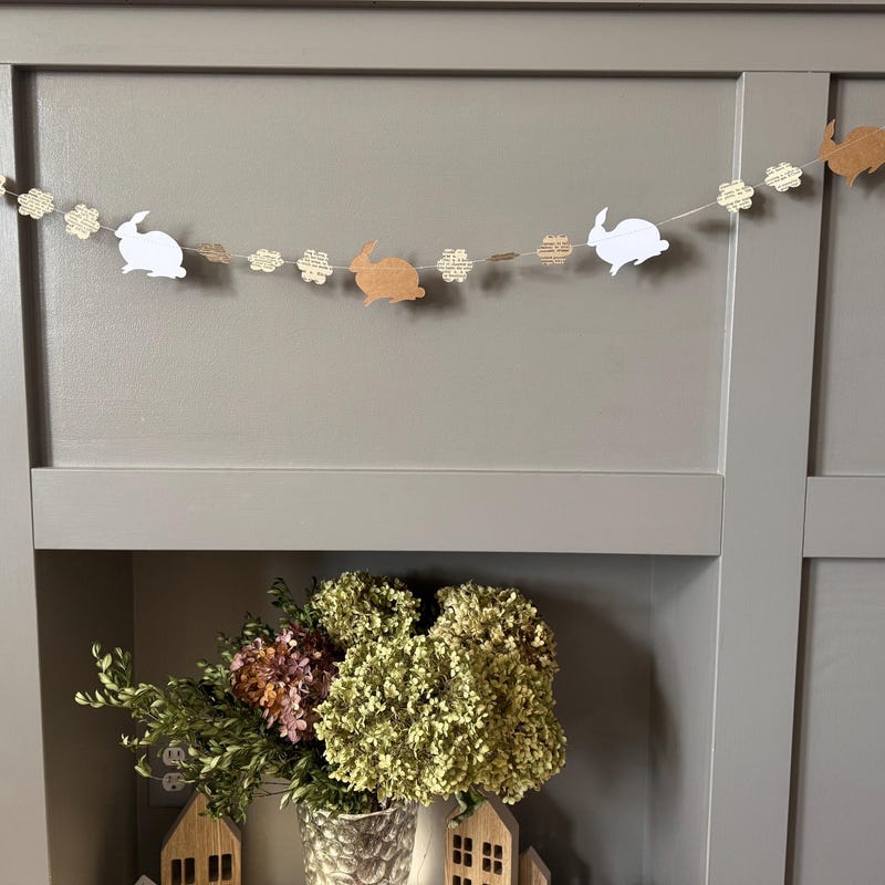 Rabbit Garland - Etsy