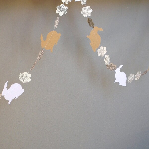 Rabbit Garland - Etsy