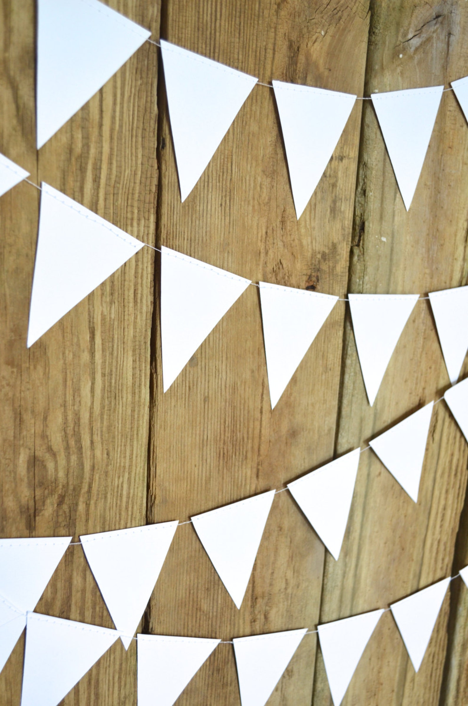 Geometric Triangle Garland in Every Color 10 15 or 30 Feet | Etsy