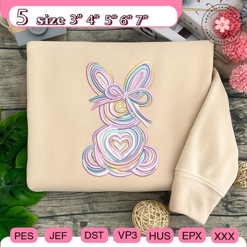 Arquivo de Bordado Coelho da Páscoa, Desenho de Bordado Feliz Dia da ...