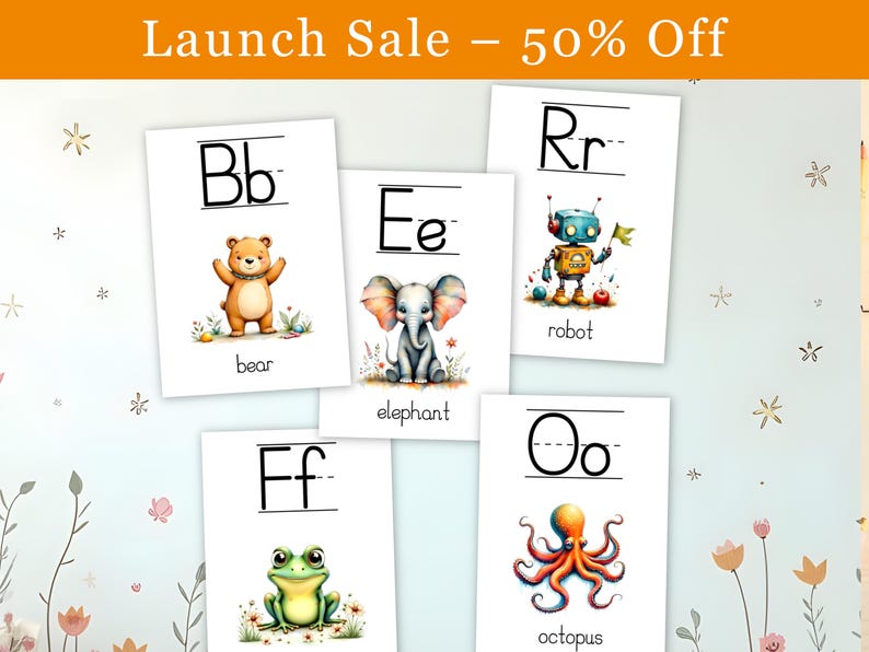 Alphabet Poster Set | Classroom & Homeschool ABC Printables | for ...