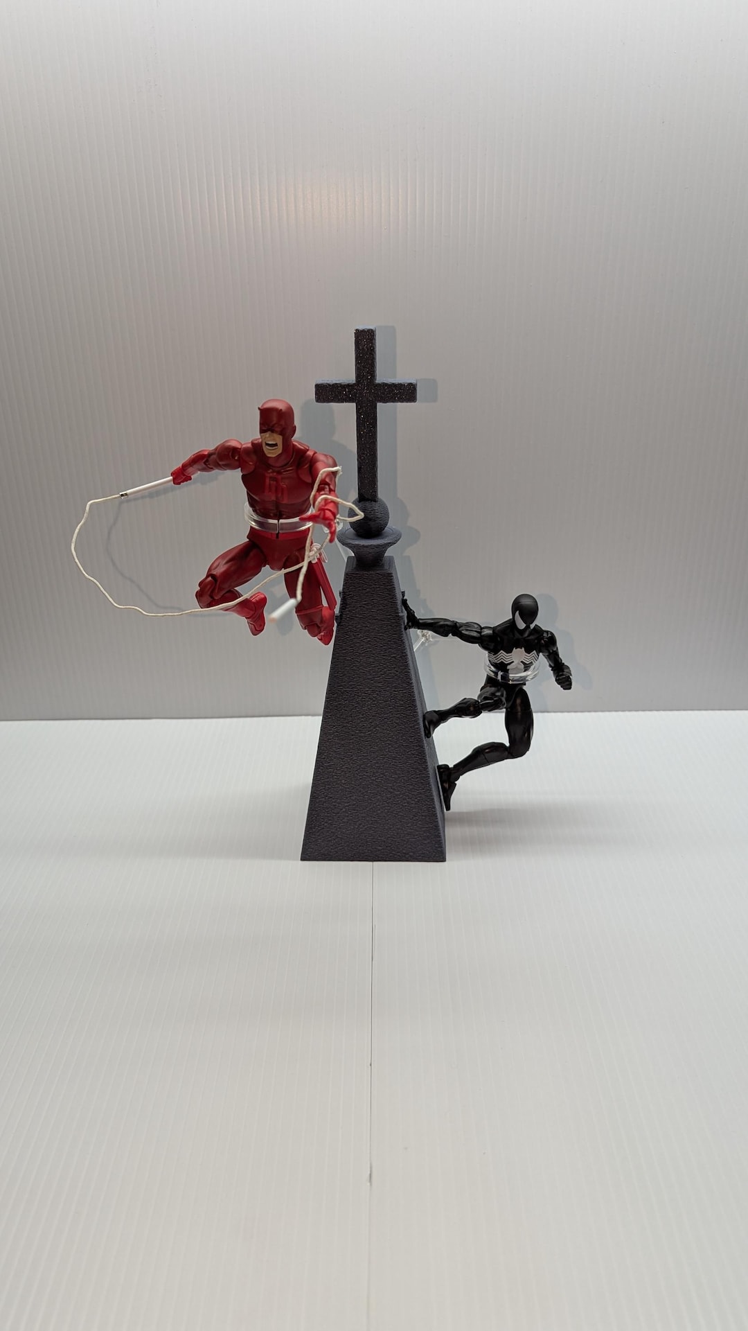 Rooftop Cross Diorama for 1/12 Action Figures W/ Extra Posing Locations ...