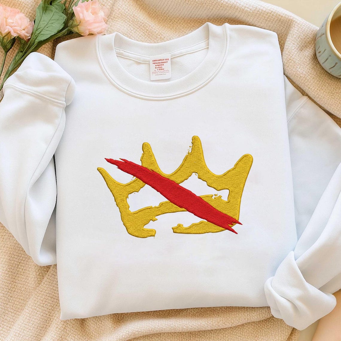No Kings in America Embroidery Design, Anti-trump Embroidery File ...