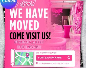 We Have Moved Flyer, New Address Business Flyer, Store Location Flyer ...