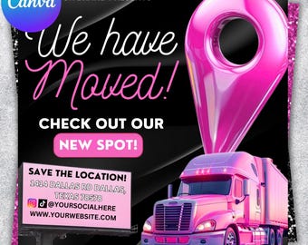 We Have Moved Flyer, New Address Business Flyer, Store Location Flyer ...