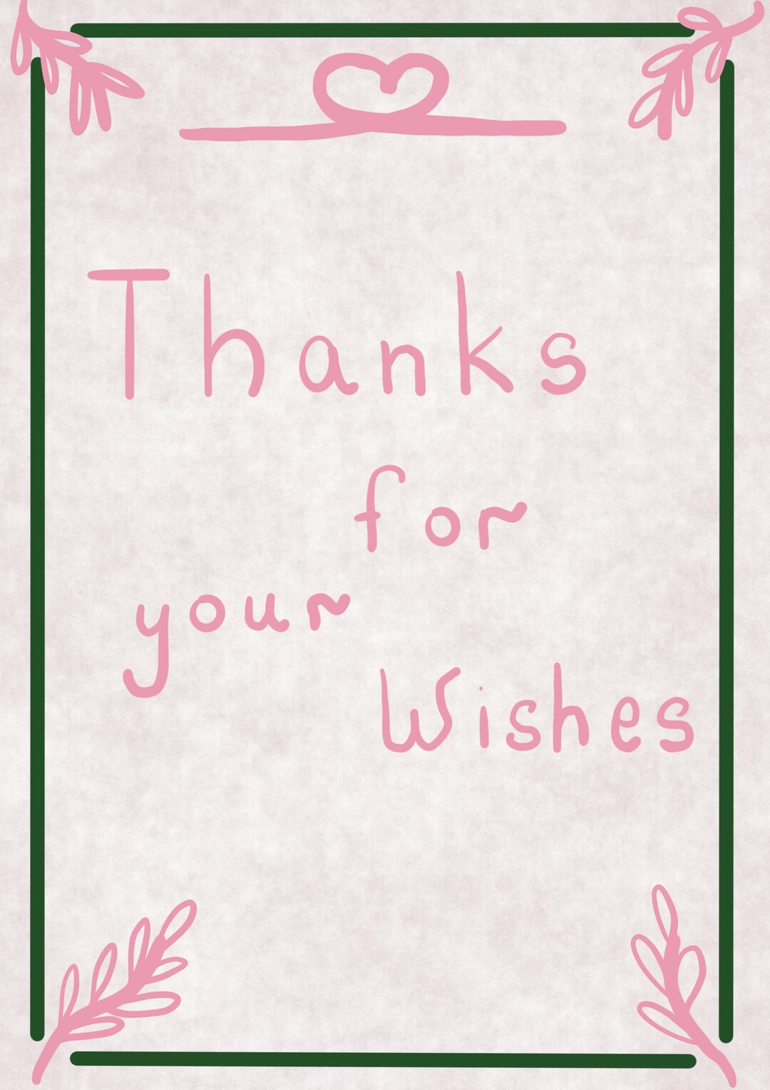 Thank You Card/poster - Etsy