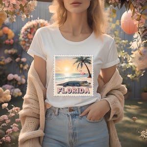 Florida Stamp PNG Bundle: Vintage Postage Sublimation Designs (digital ...