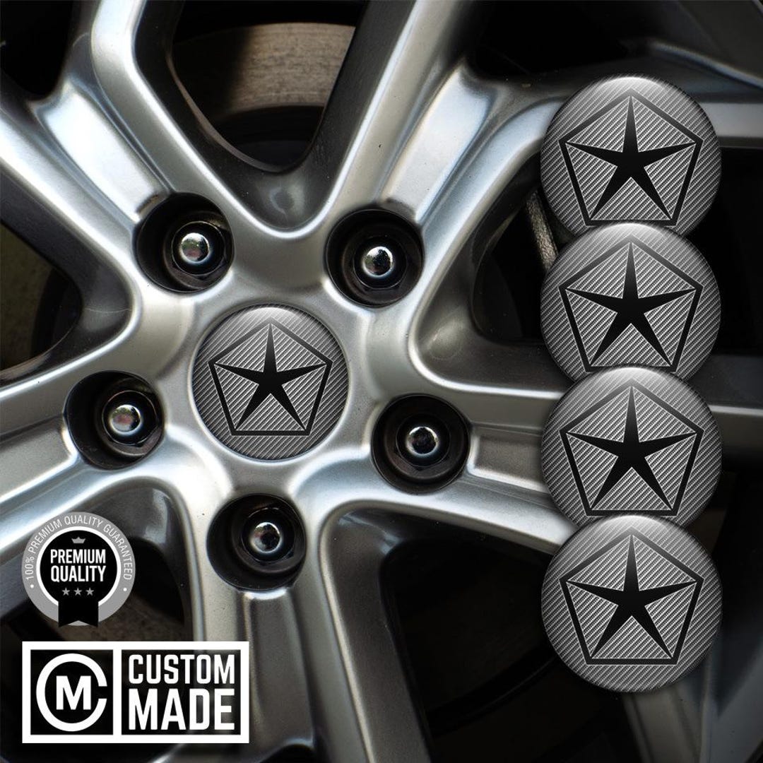 Wheel Hub Cap Stickers Logo Design - Set 4/ Stylish Decoration for Your ...