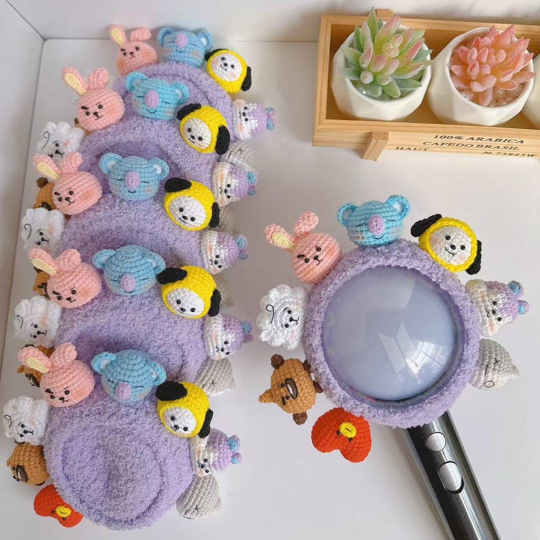 BTS Light Stick Cover | BT21 Inspired ARMY BONG Decoration | OT7 ...
