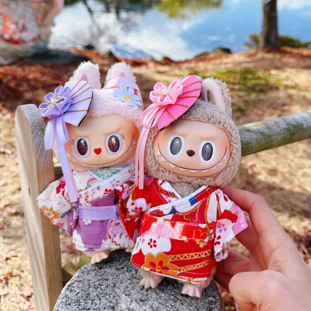 Labubu Clothes V1 V2 V3 Japanese Kimono Big Into Energy Have a Seat ...