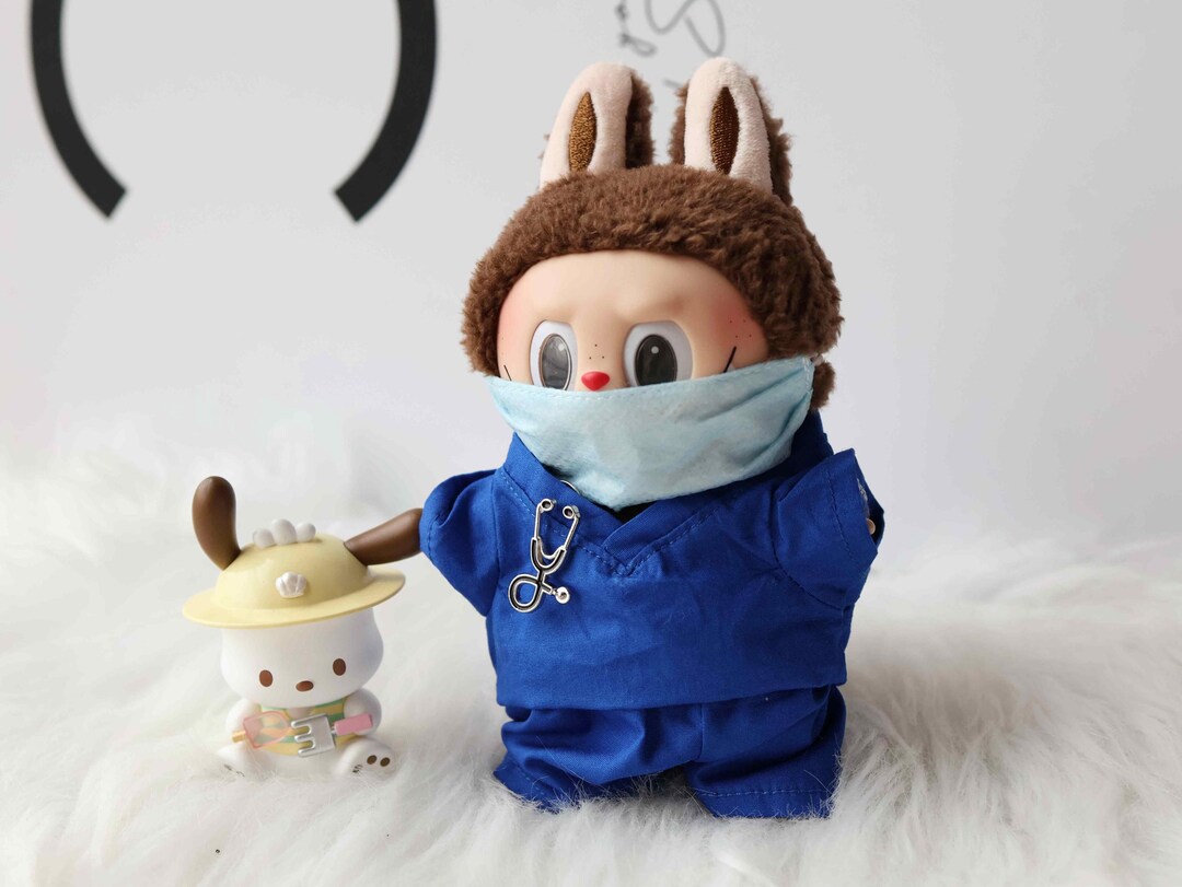 Labubu Clothes | Conjunto de roupas de uniforme de médico | Labubu Doll ...