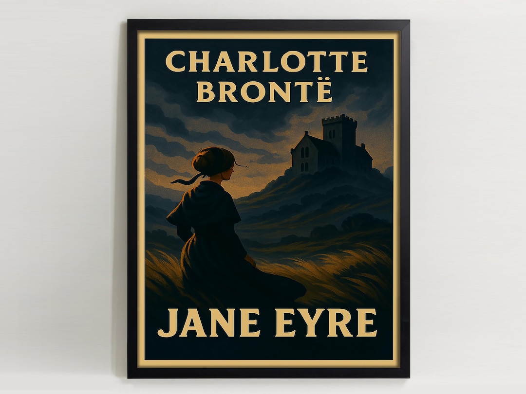 Jane Eyre Print: Gothic Bookish Wall Art (digital Download) - Etsy