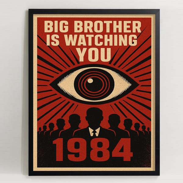 1984 Big Brother Poster - Etsy