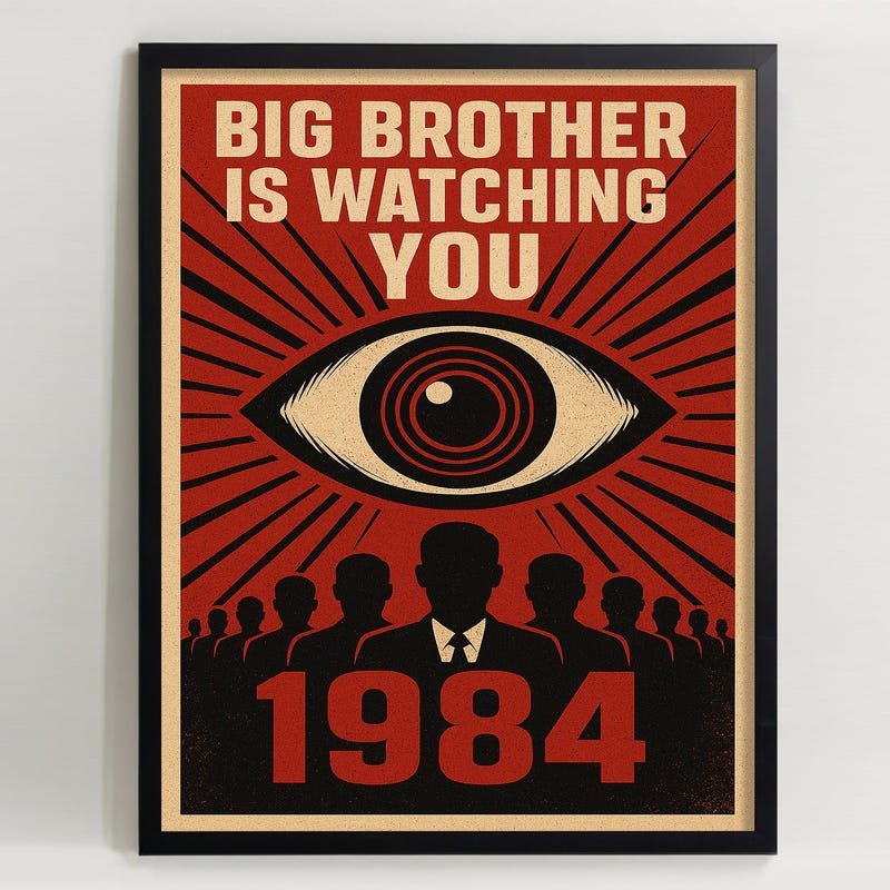 1984 Big Brother Poster - Etsy