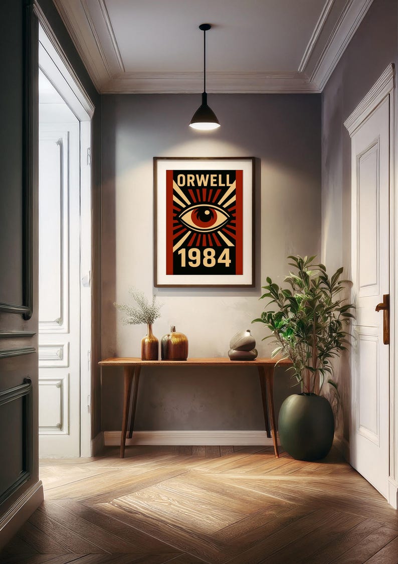 Digital Download - 1984 George Orwell Digital Art Print - Vintage ...