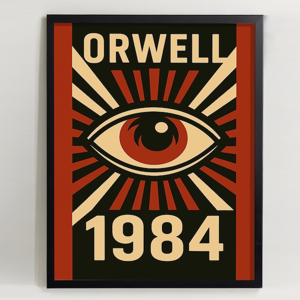 1984 George Orwell Poster - Etsy