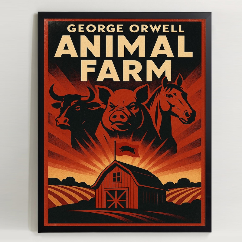George Orwell Animal Farm Posters - Etsy