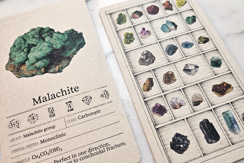 Geology Edition - Vintage Natural History Cards Carddeck - Etsy