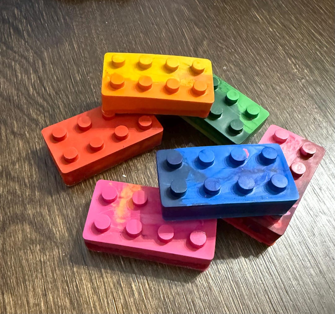 Lego Scented Crayon Set - 6 Crayons - Birthday Favor Stuffers - Gifts ...