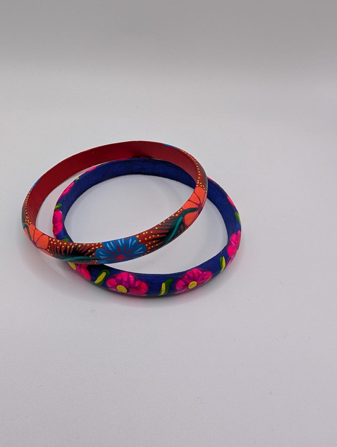Mexican Hand Painted Bangles - Etsy