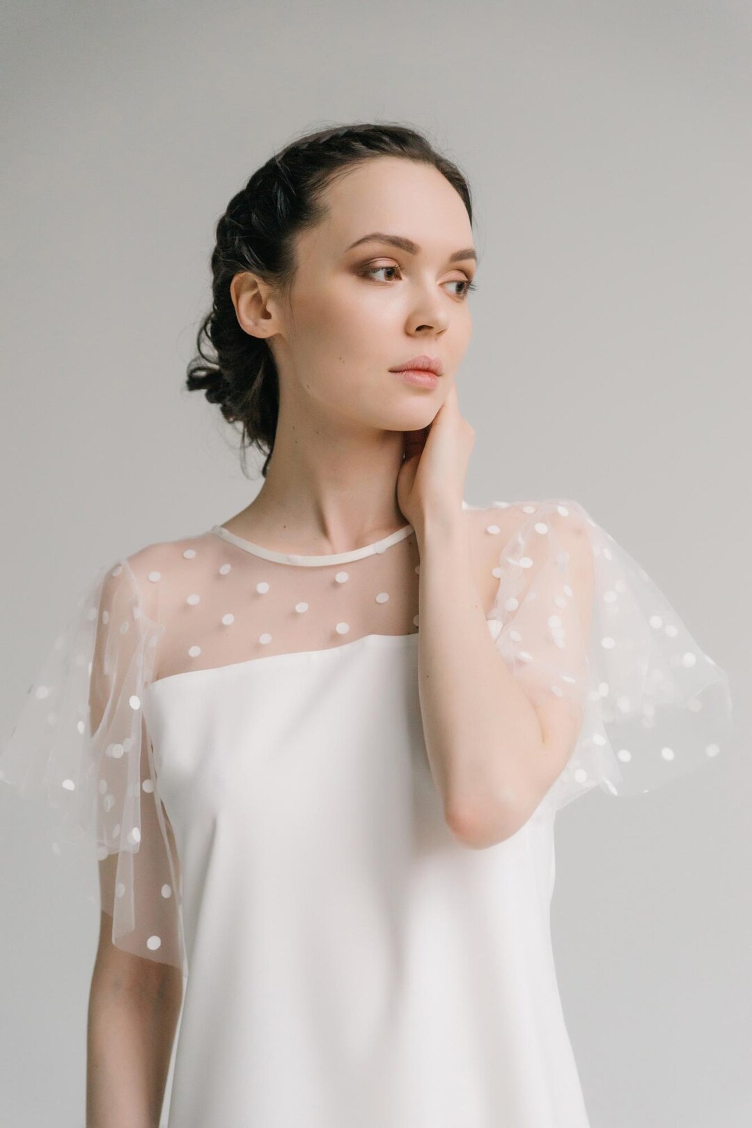 Short Wedding Dress • Simple Wedding Dress • Summer Cocktail Dress ...