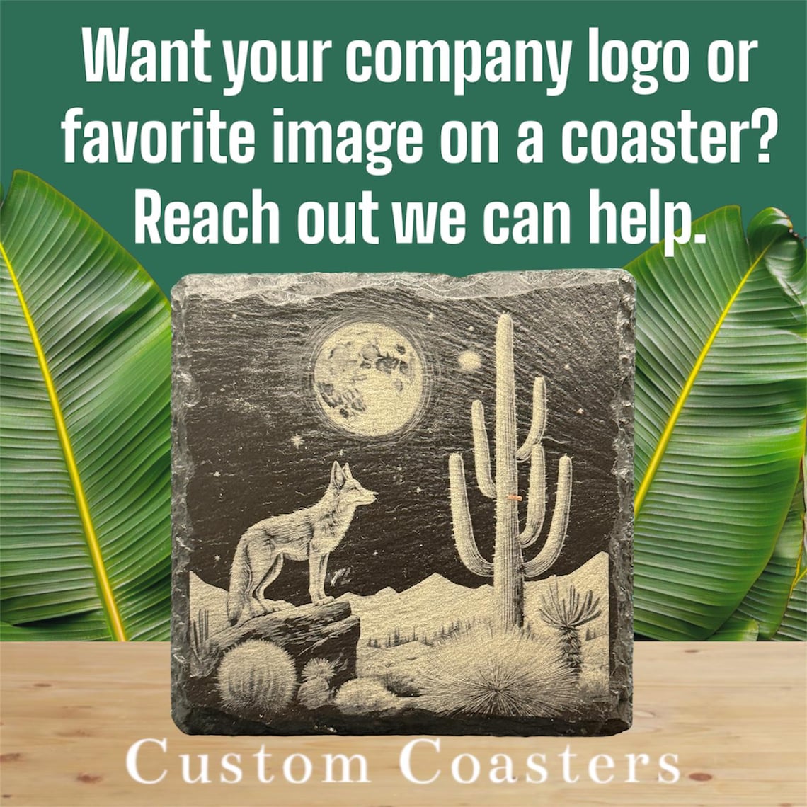 USMC Slate Coaster Drink Mat Service Gift for Marine Corps Veteran ...