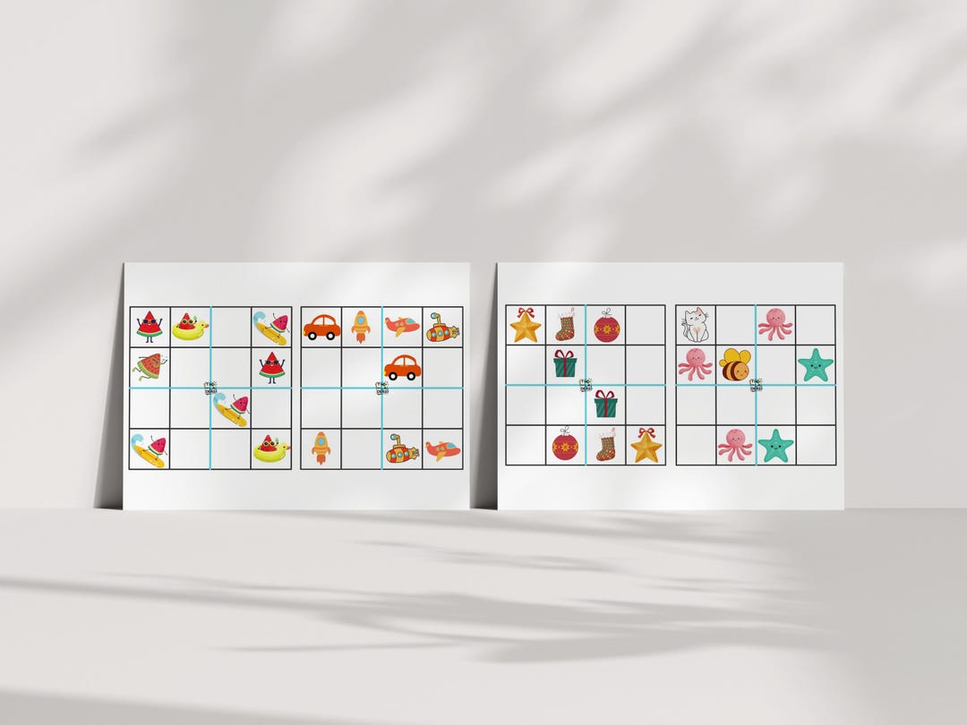 Colorful Sudoku – Printable Logic Puzzle Game for Kids | Fun Brain ...