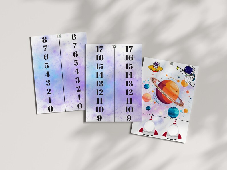 Rocket Math Game – Printable Addition and Subtraction Activity for Kids ...