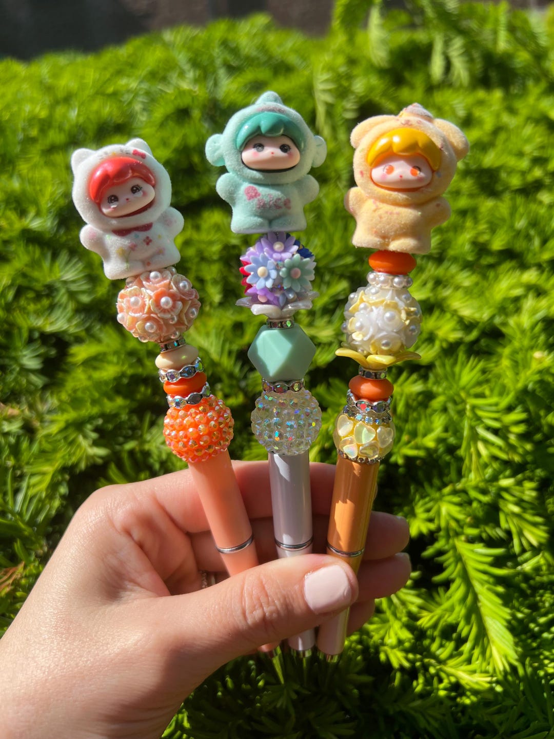 Popmart Pens | Beaded Popmart Pens | Character Pens | Beaded Pens ...