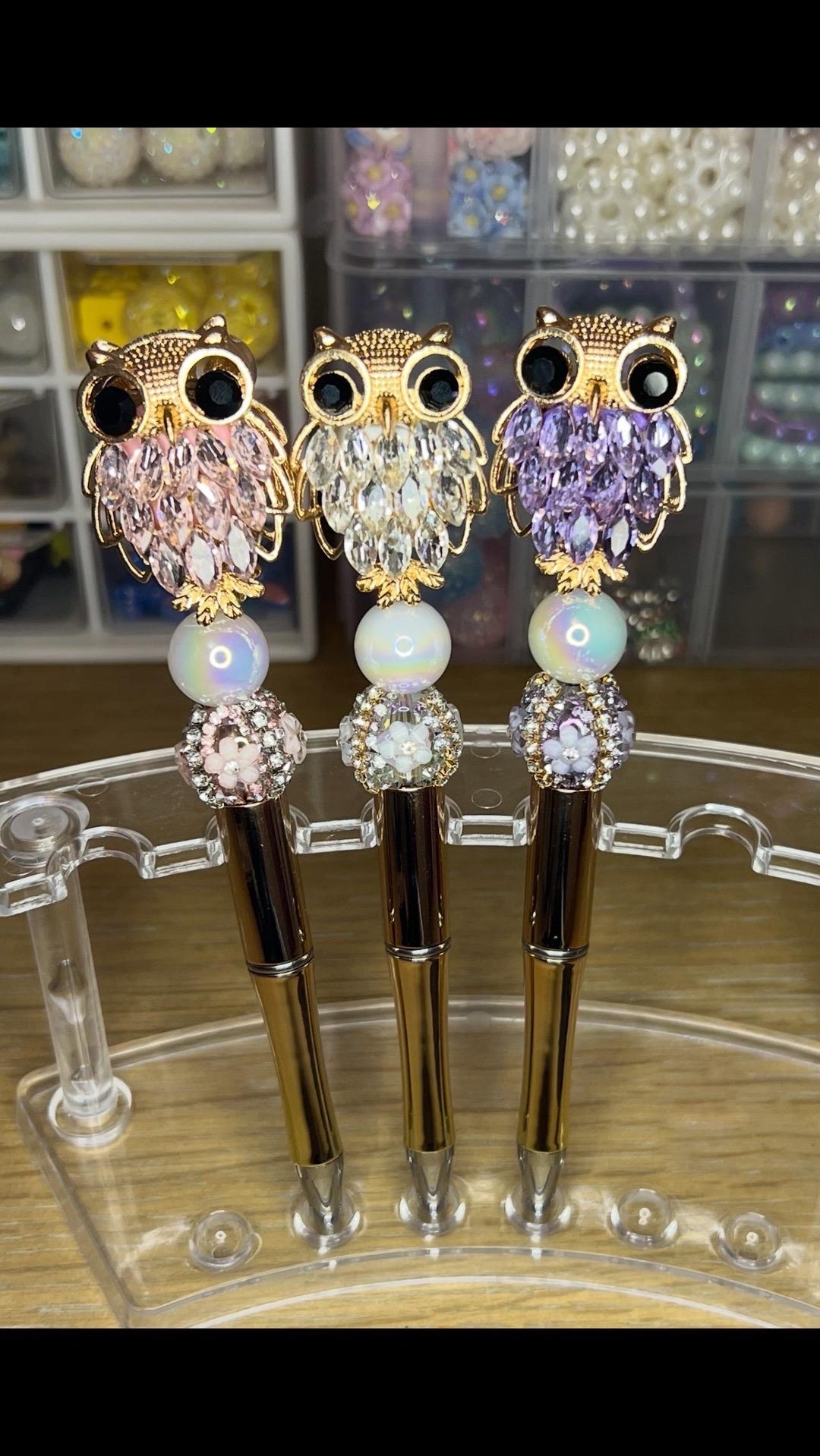 Stunning Gold Owl Pens - Etsy