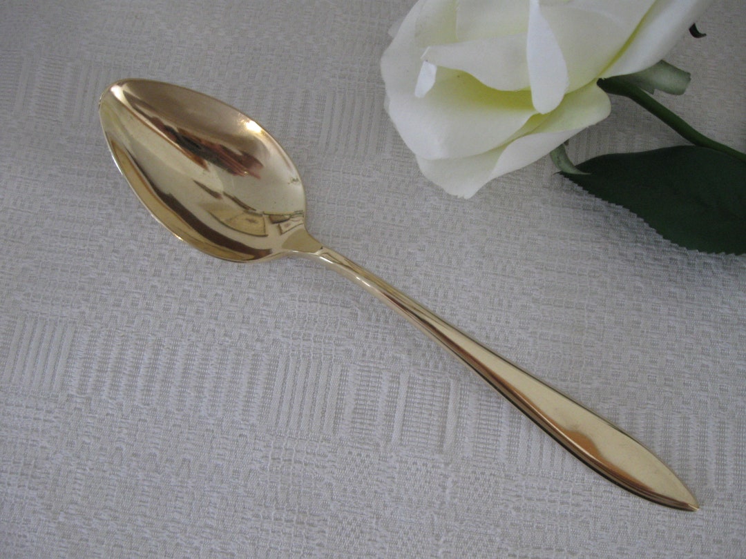 Dirilyte Dirigold Regal Serving Spoon Very Good Condition 1940s Elegant ...