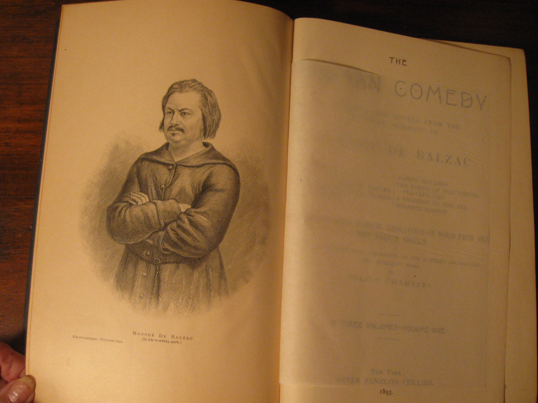 The Human Comedy Honore de Balzac 1893 edition 3 Vol Set Very Good+ ...