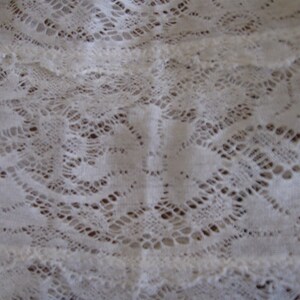 Vintage Lg Doll Lace & Organdy Petticoat Skirt Victorian Edwardian 10 ...