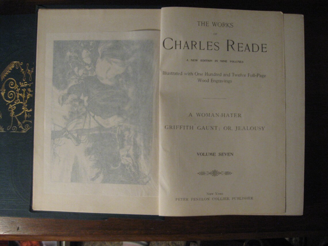 SALE Six Vol. Works of Charles Reade Peter Fenelon Collier - Etsy UK