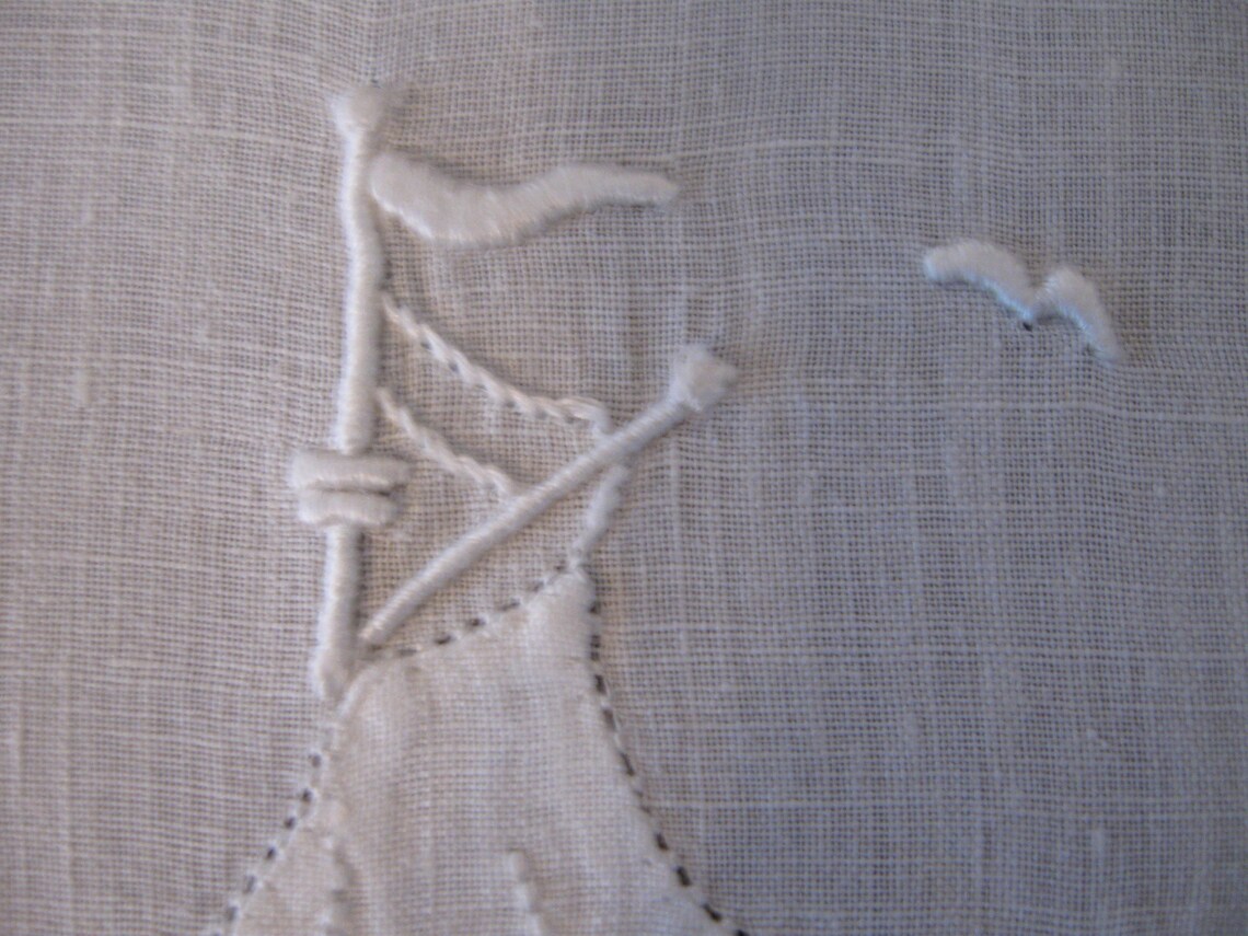 Vintage Marghab Bright Sails Cocktail Napkins 8 Excellent Fine | Etsy