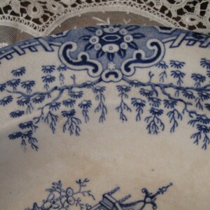 SALE Antique Welsh Llanelly Pottery Blue and White Transferware ...