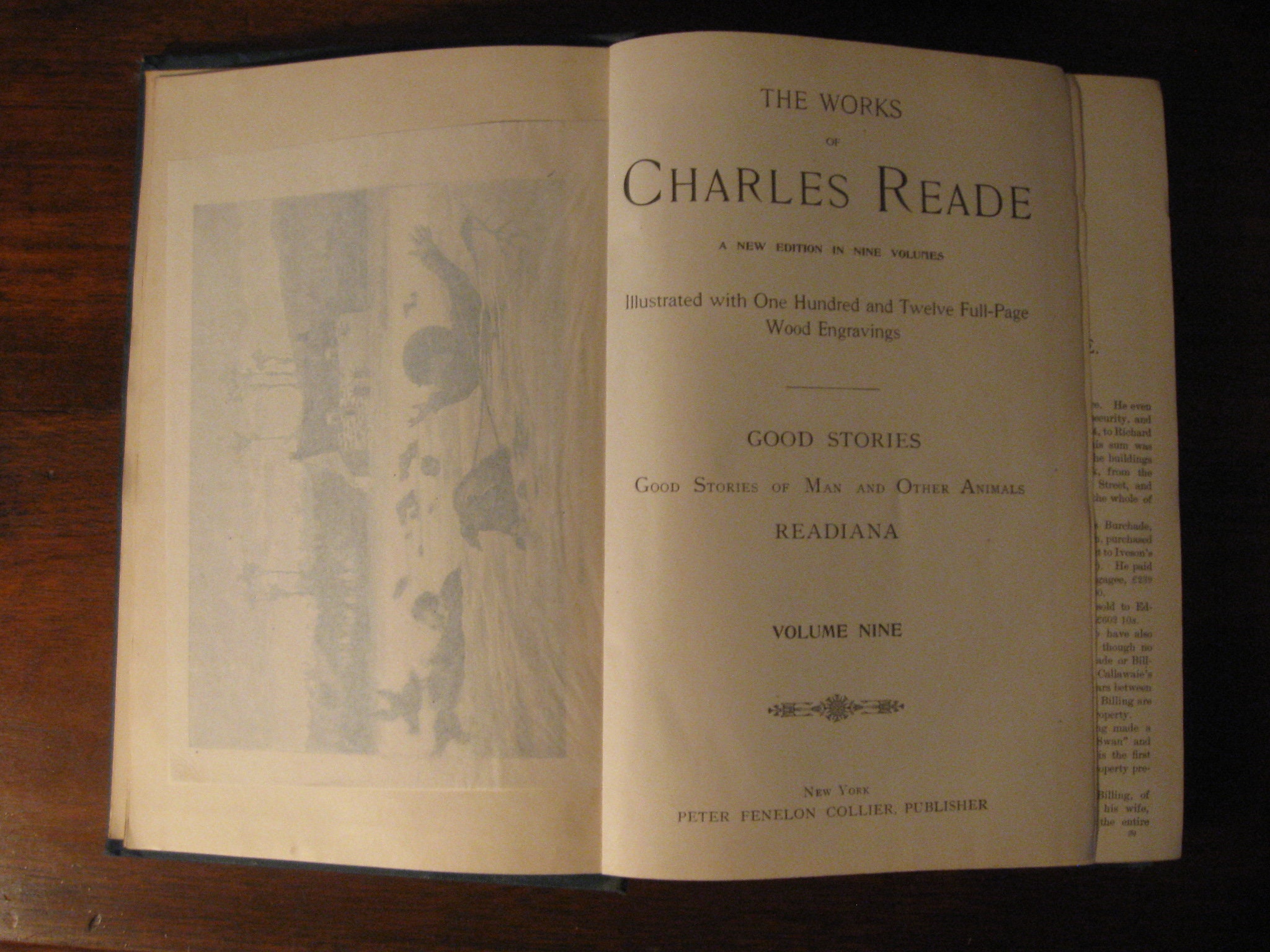 SALE Six Vol. Works of Charles Reade Peter Fenelon Collier - Etsy UK