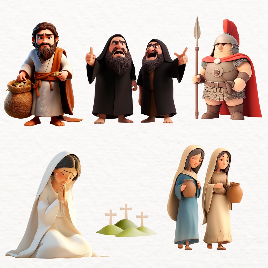 Children’s Easter - 16PNG Images Clipart Pack - Etsy