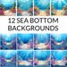Ocean Clipart & Backgrounds Pack - Etsy