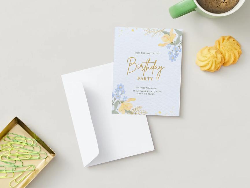 Modern Birthday Party Flyer Template | Editable Design | Instant ...