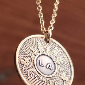 Authentic LA (los Angeles) Transit Token Necklace - Etsy