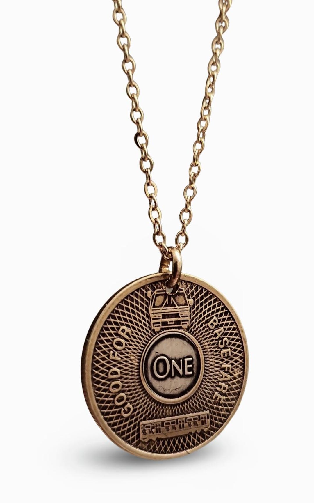 Authentic LA (los Angeles) Transit Token Necklace - Etsy