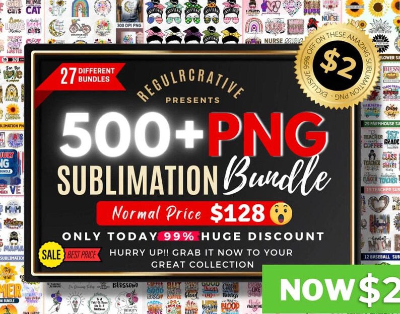 500+ Sublimation PNG Bundle | PNG | 27 Different Bundles | Print on ...